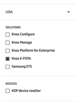 Get a license | Samsung Knox Documentation