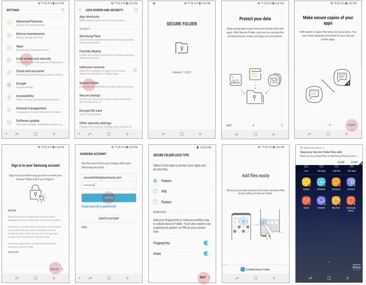 How To Set Up Secure Folder Samsung Knox Documentation